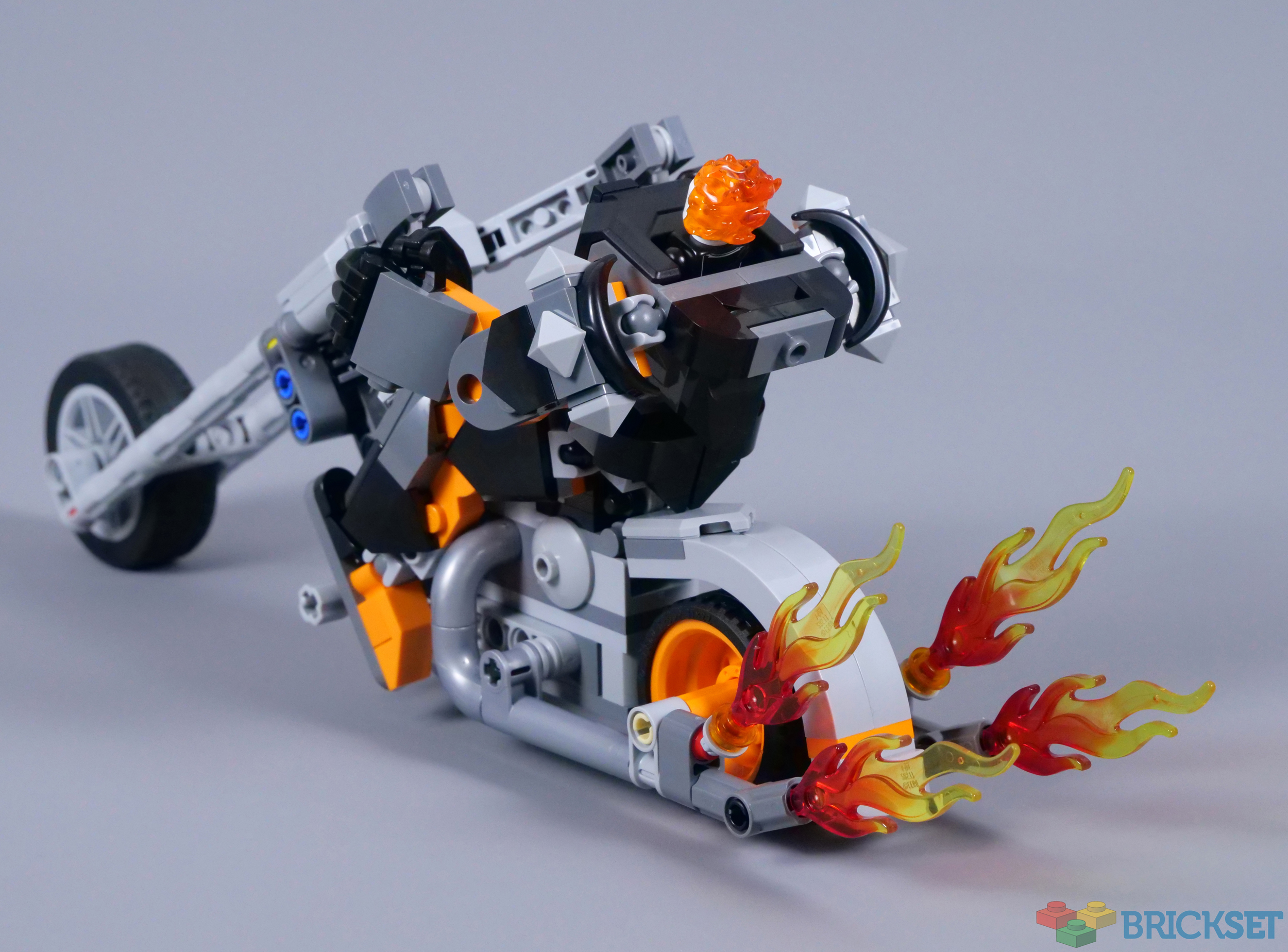 LEGO 76245 Ghost Rider Mech & Bike review | Brickset